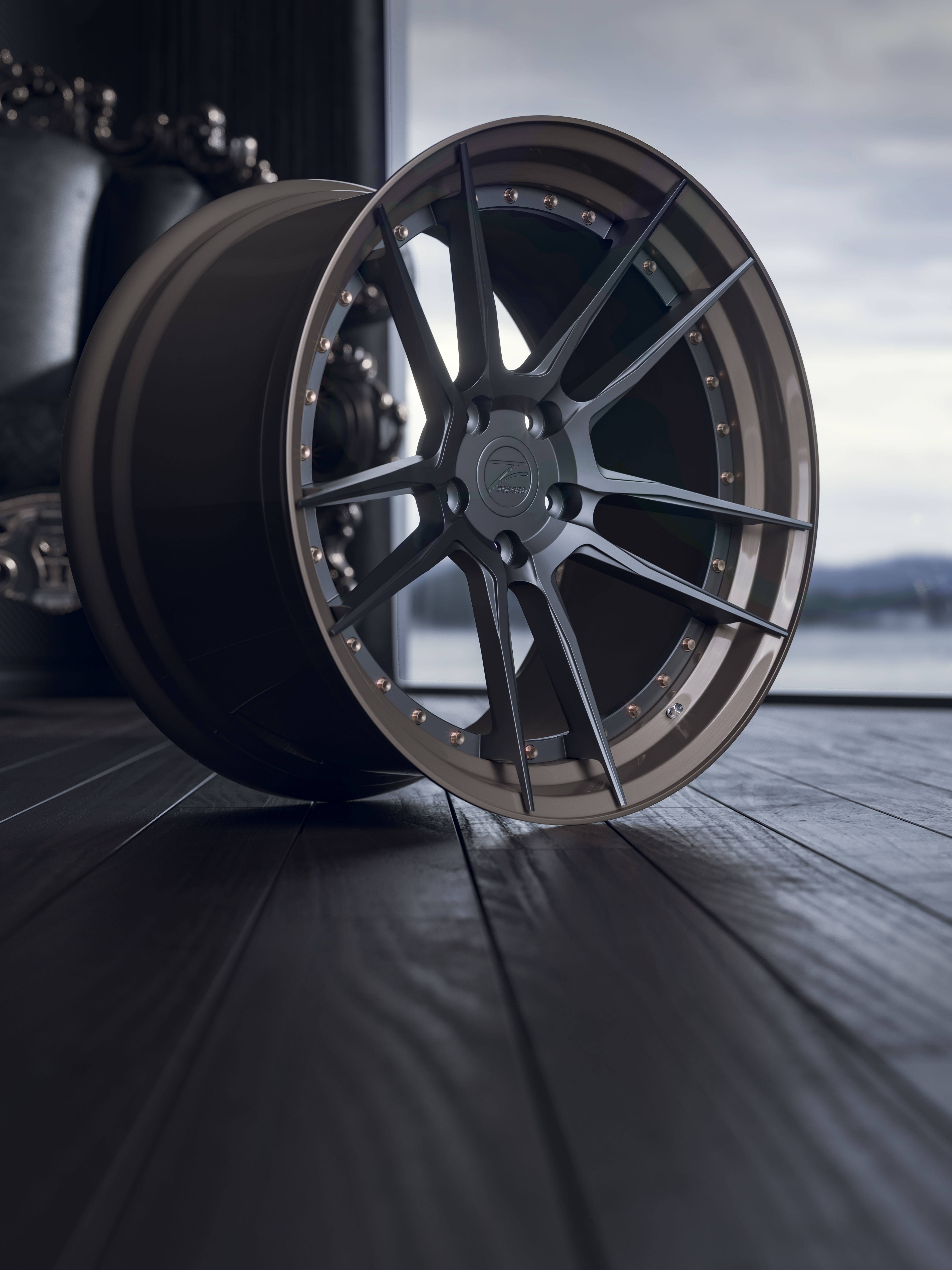 Zperformance wheel zp2 deep concave 3D model | CGTrader