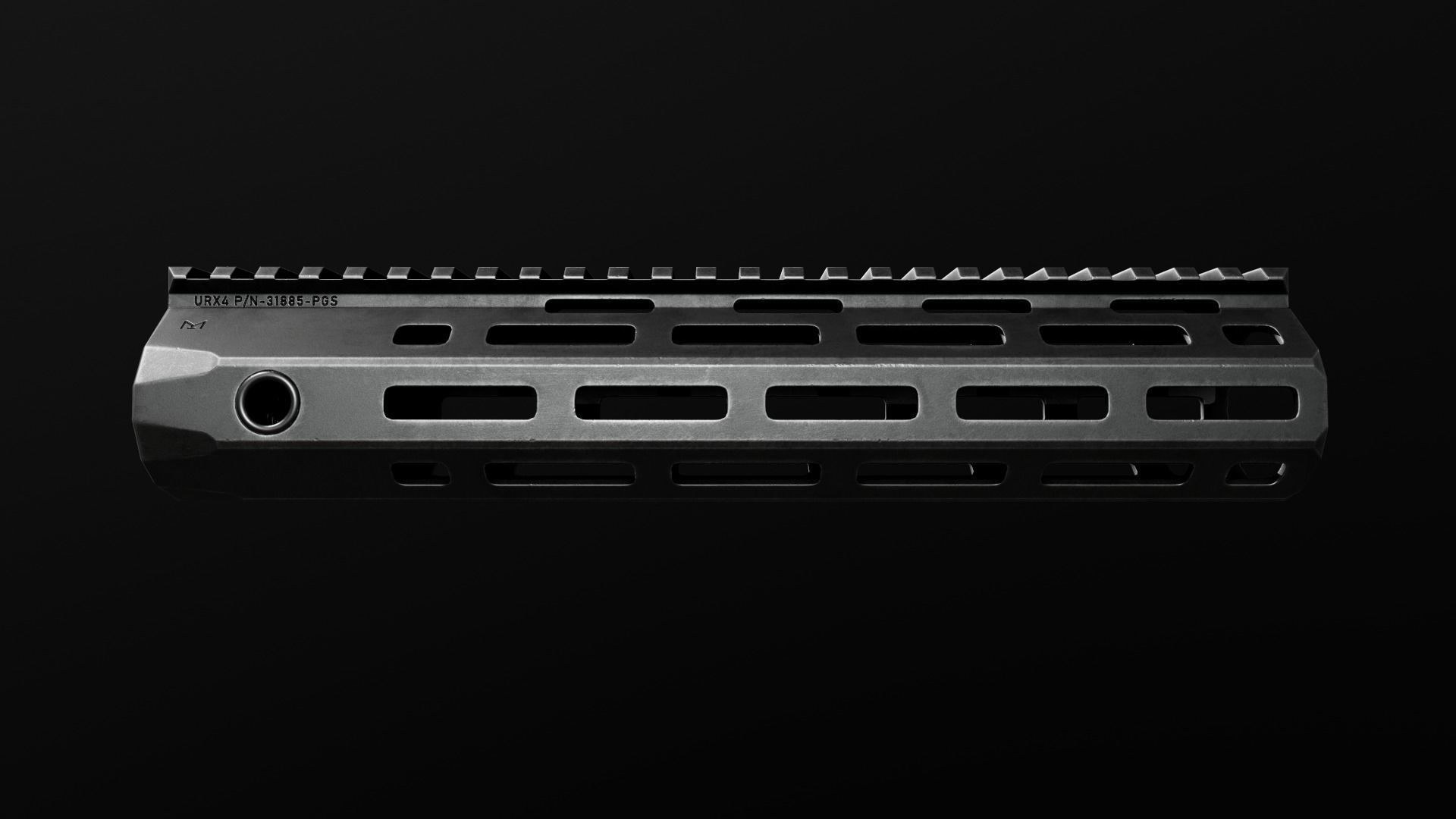 3D model KAC URX4 MLOK AR15 Handguard VR / AR / low-poly | CGTrader
