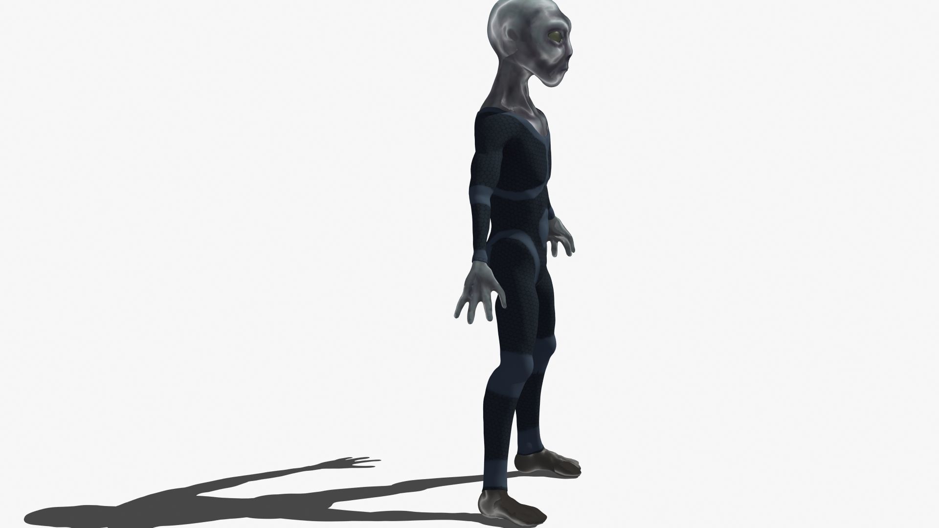 Grey Alien 3D model | CGTrader