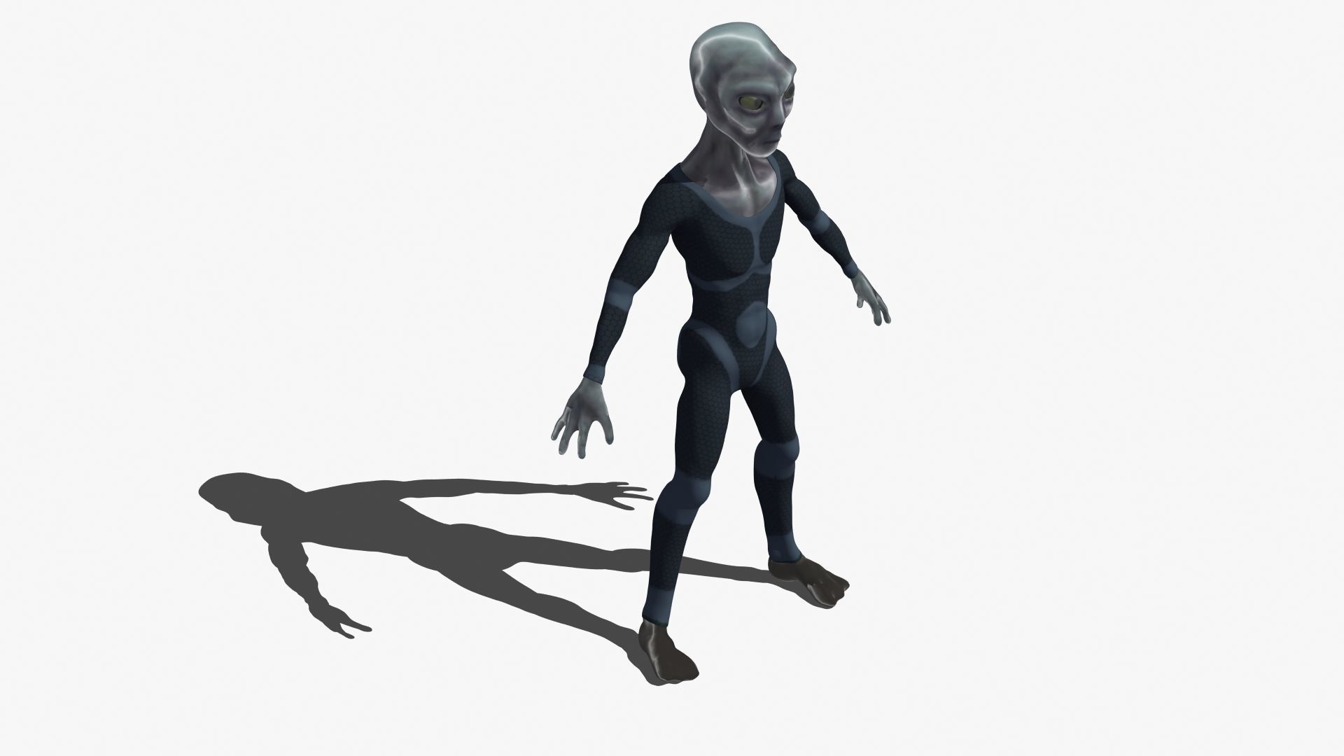 Grey Alien 3D model | CGTrader