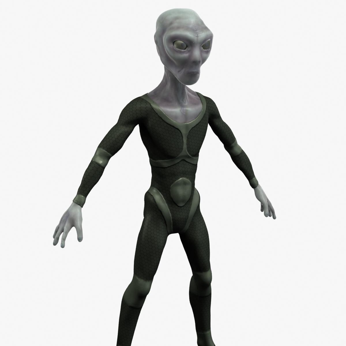 Grey Alien 3D model | CGTrader
