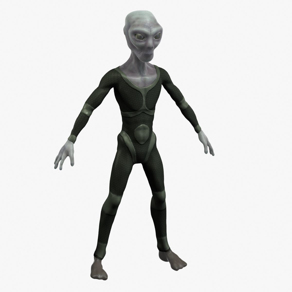 Grey Alien 3D model | CGTrader