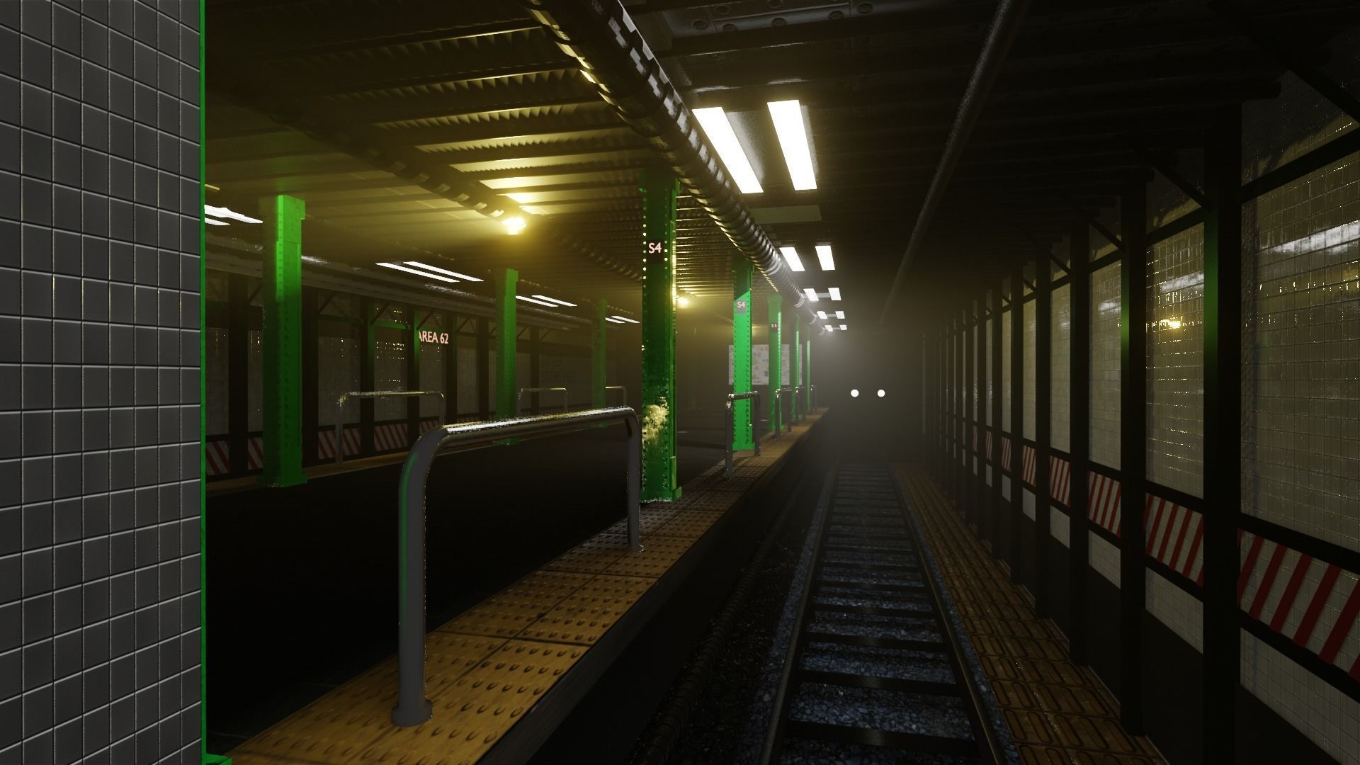 subway station 3D model | CGTrader