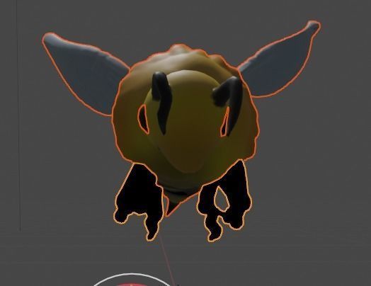 a basic low poly Bee free VR / AR / low-poly 3D model | CGTrader