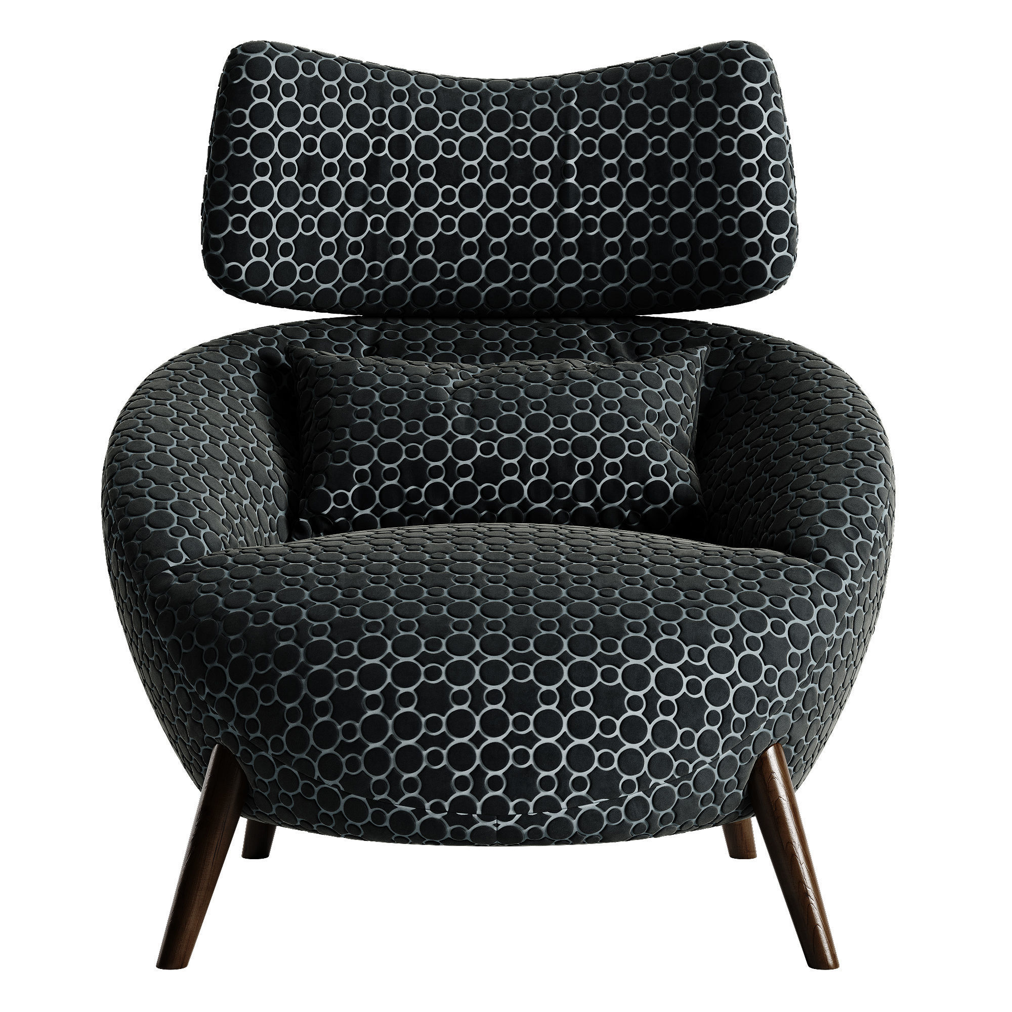 Natuzzi Luna armchair 3D model | CGTrader
