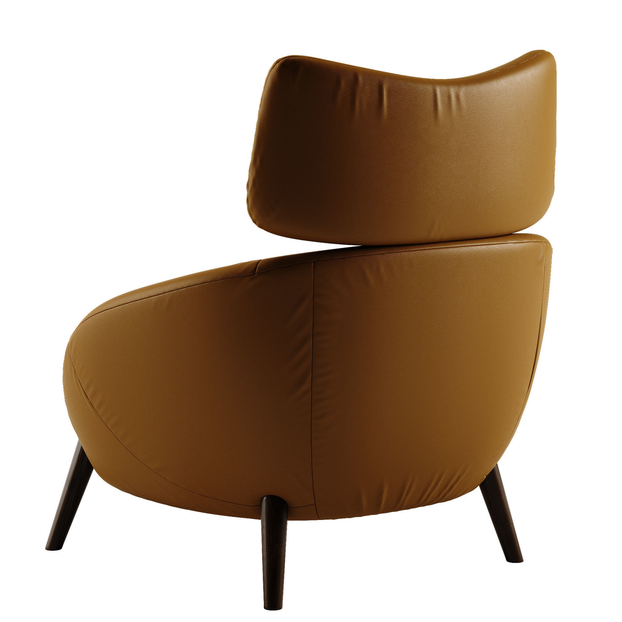 Natuzzi Luna armchair 3D model | CGTrader