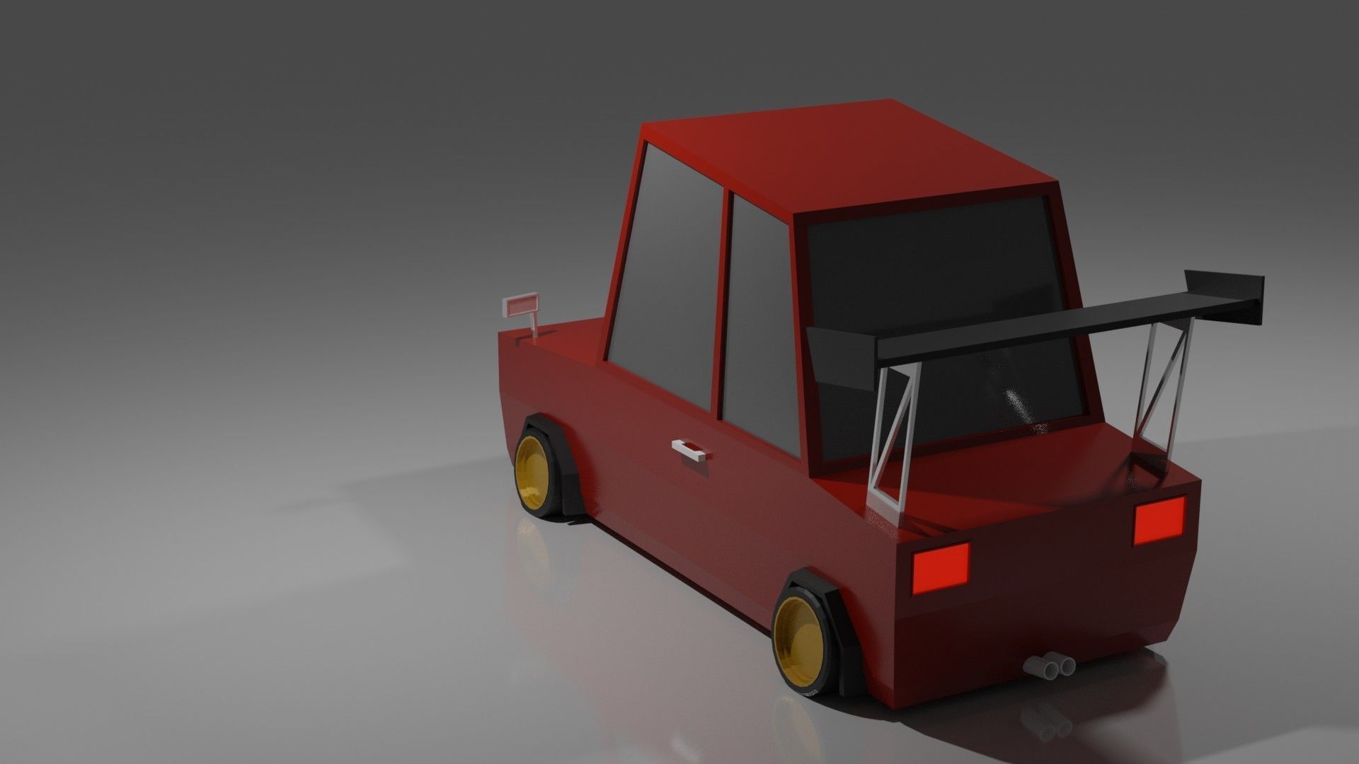 3D model Low Poly JDM Car VR / AR / low-poly | CGTrader