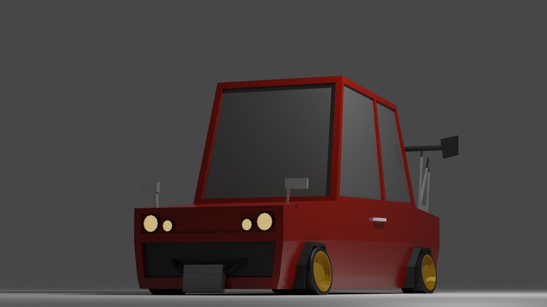 3D model Low Poly JDM Car VR / AR / low-poly | CGTrader