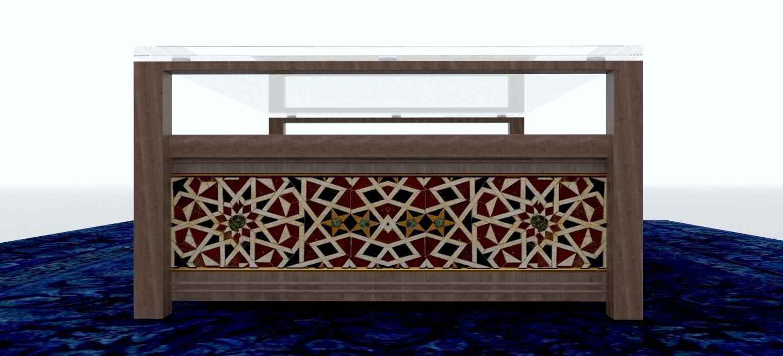 Arabic Table 02 3D model | CGTrader