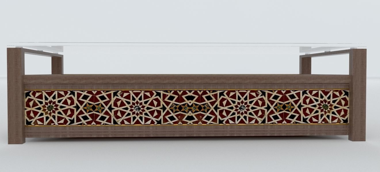 Arabic Table 02 3D model | CGTrader