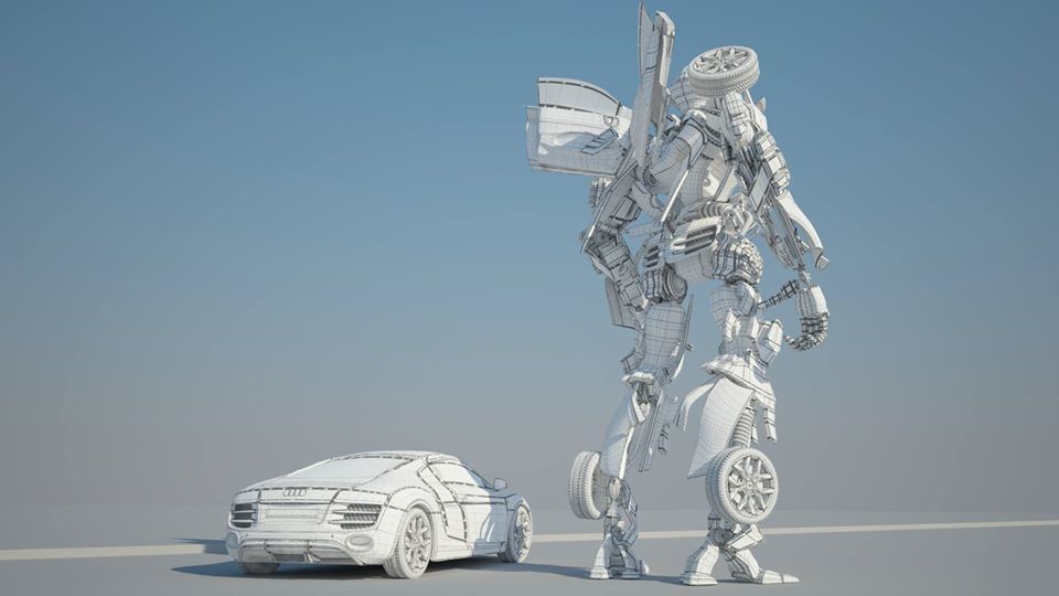 transformers Audi R8 3D model | CGTrader