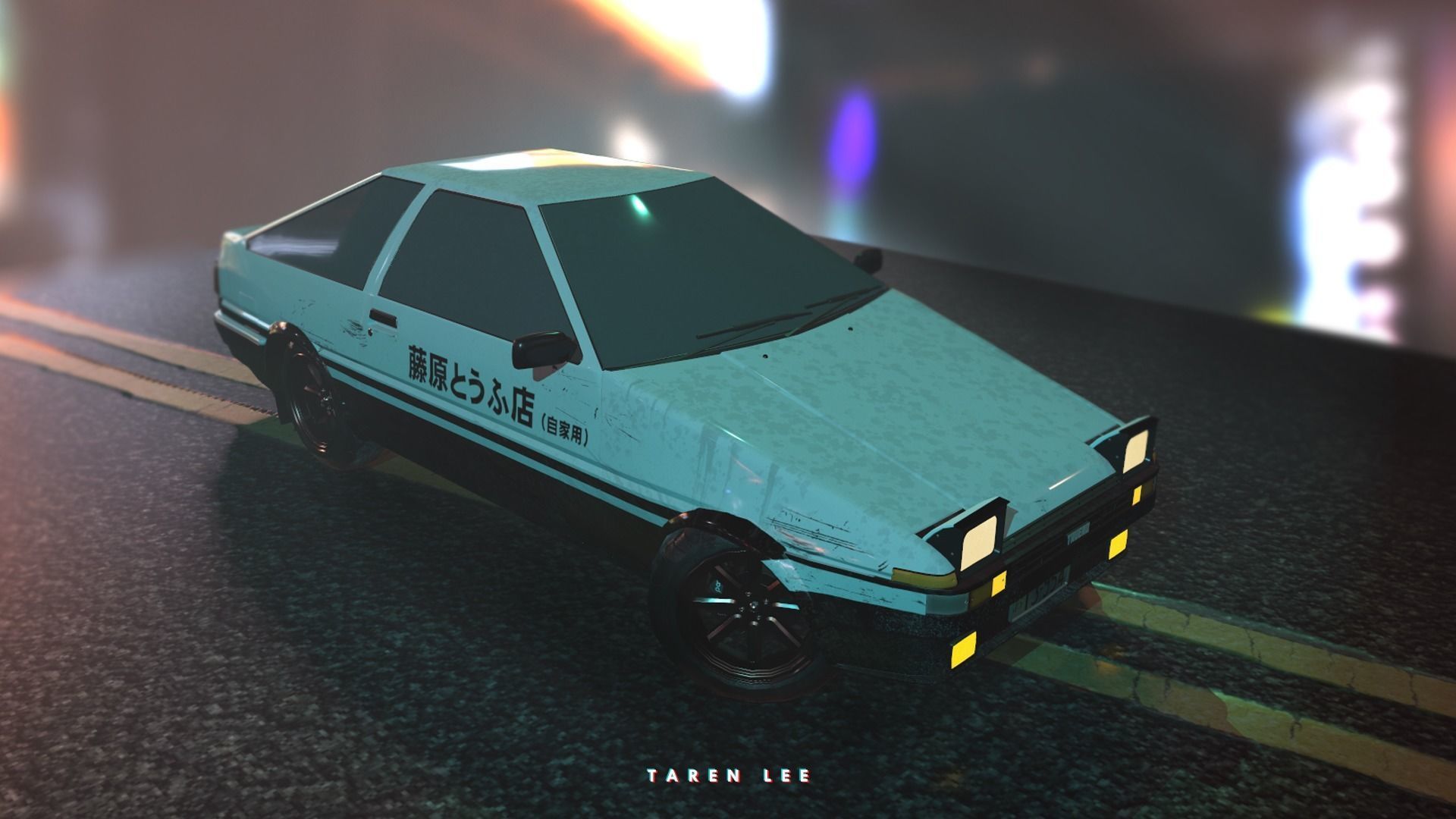 3D model Toyota AE86 Trueno VR / AR / low-poly | CGTrader