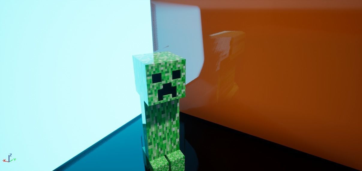 Creeper 3D model rigged | CGTrader