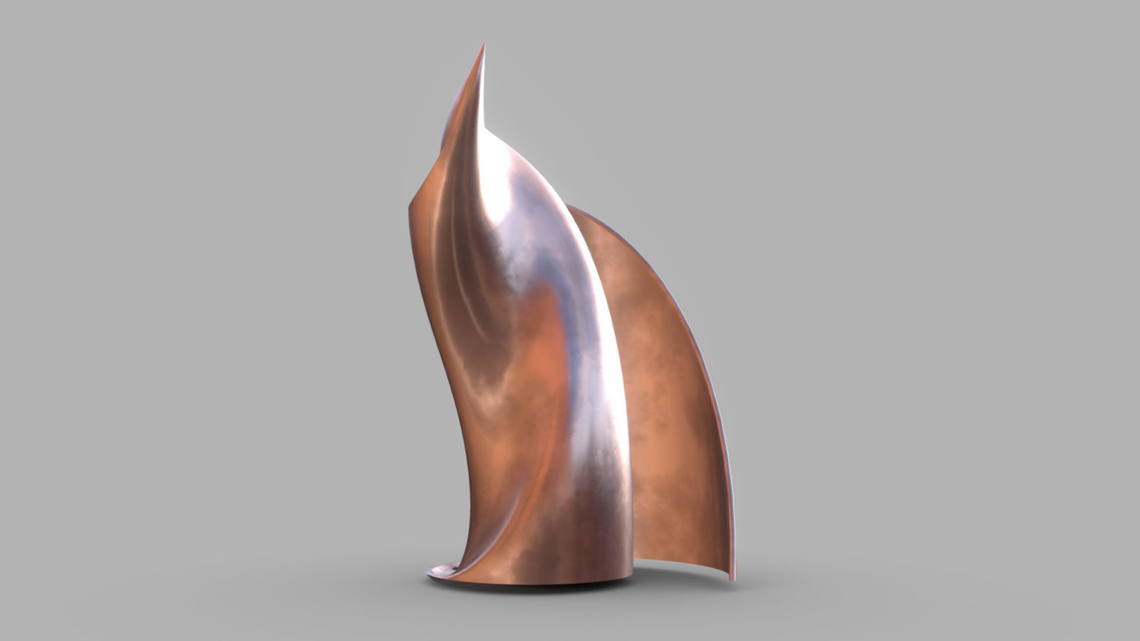 Weird Building Copper 3D model | CGTrader