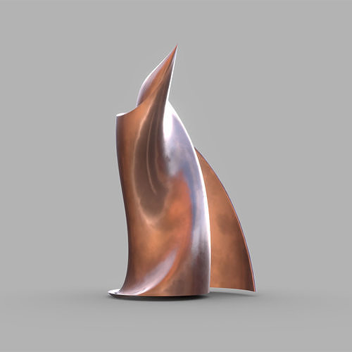Weird Building Copper 3D model | CGTrader