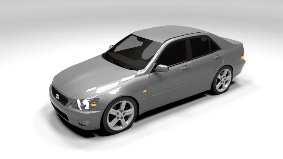 3D model LEXUS IS 200 LOWPOLY VR / AR / low-poly | CGTrader