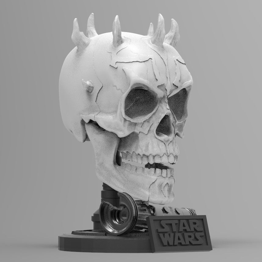 DARTH MAUL SKULL 3D model 3D printable | CGTrader