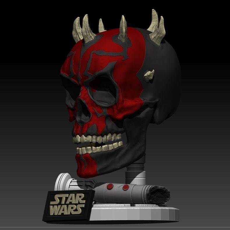 DARTH MAUL SKULL 3D model 3D printable | CGTrader