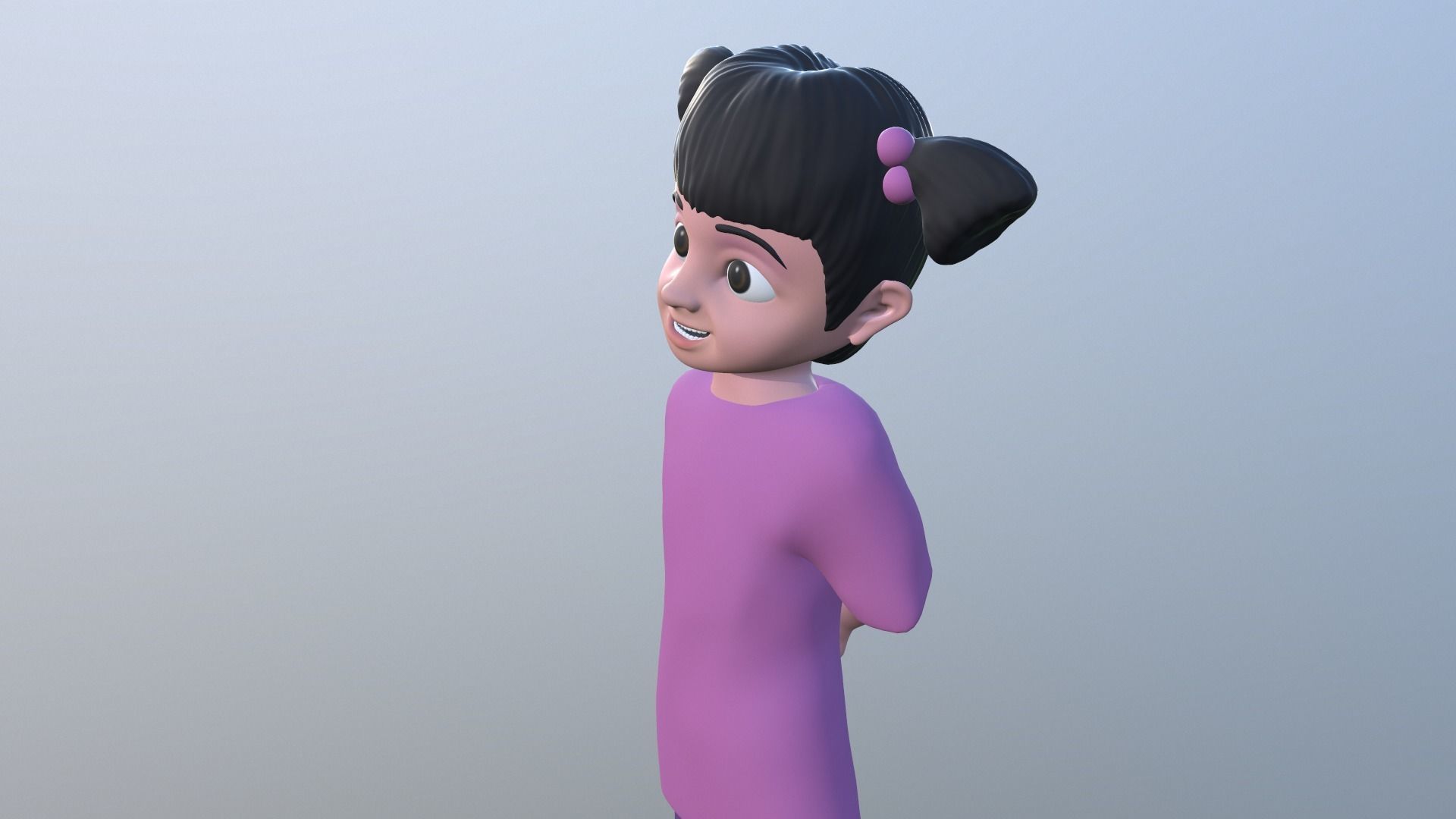 Boo from Monsters inc 3D model 3D printable | CGTrader