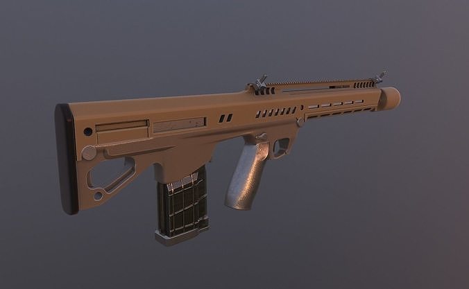 3D model RN227 Probable New Service Rifle Of US Army VR / AR / low-poly ...