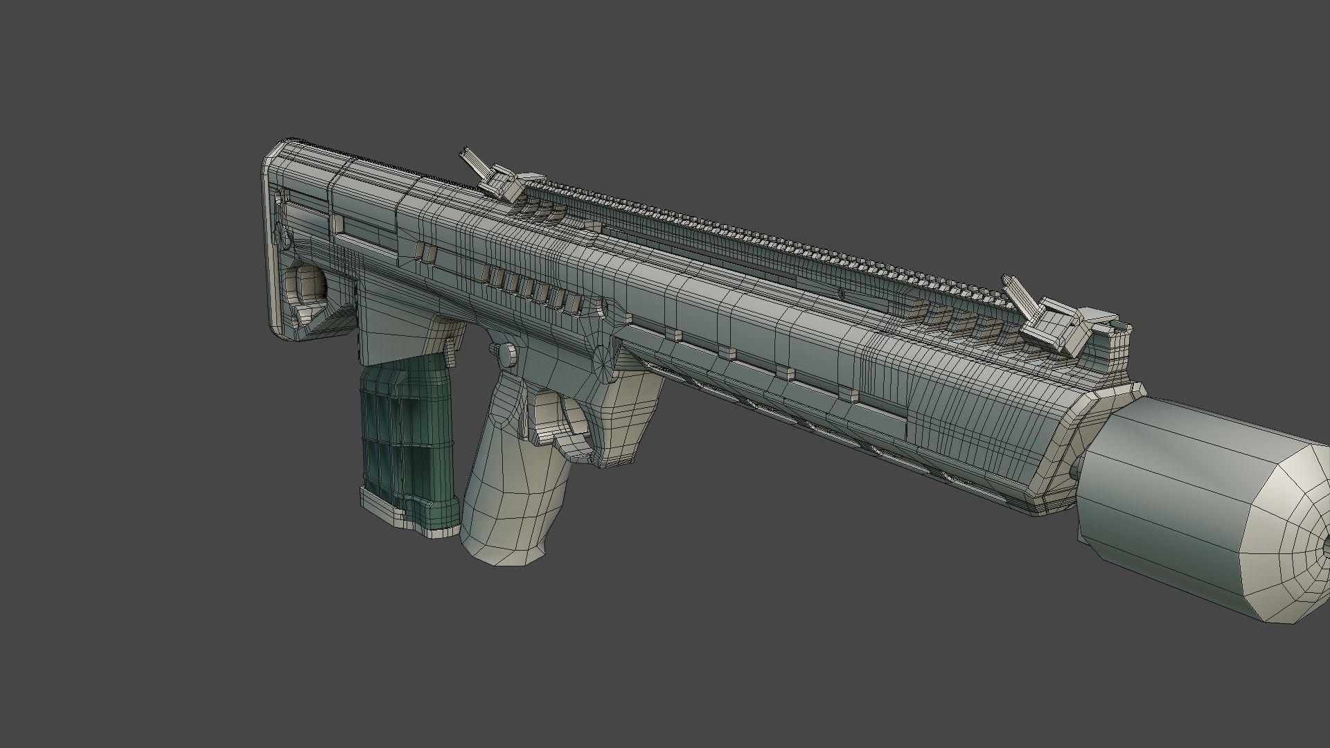 3D model RN227 Probable New Service Rifle Of US Army VR / AR / low-poly ...