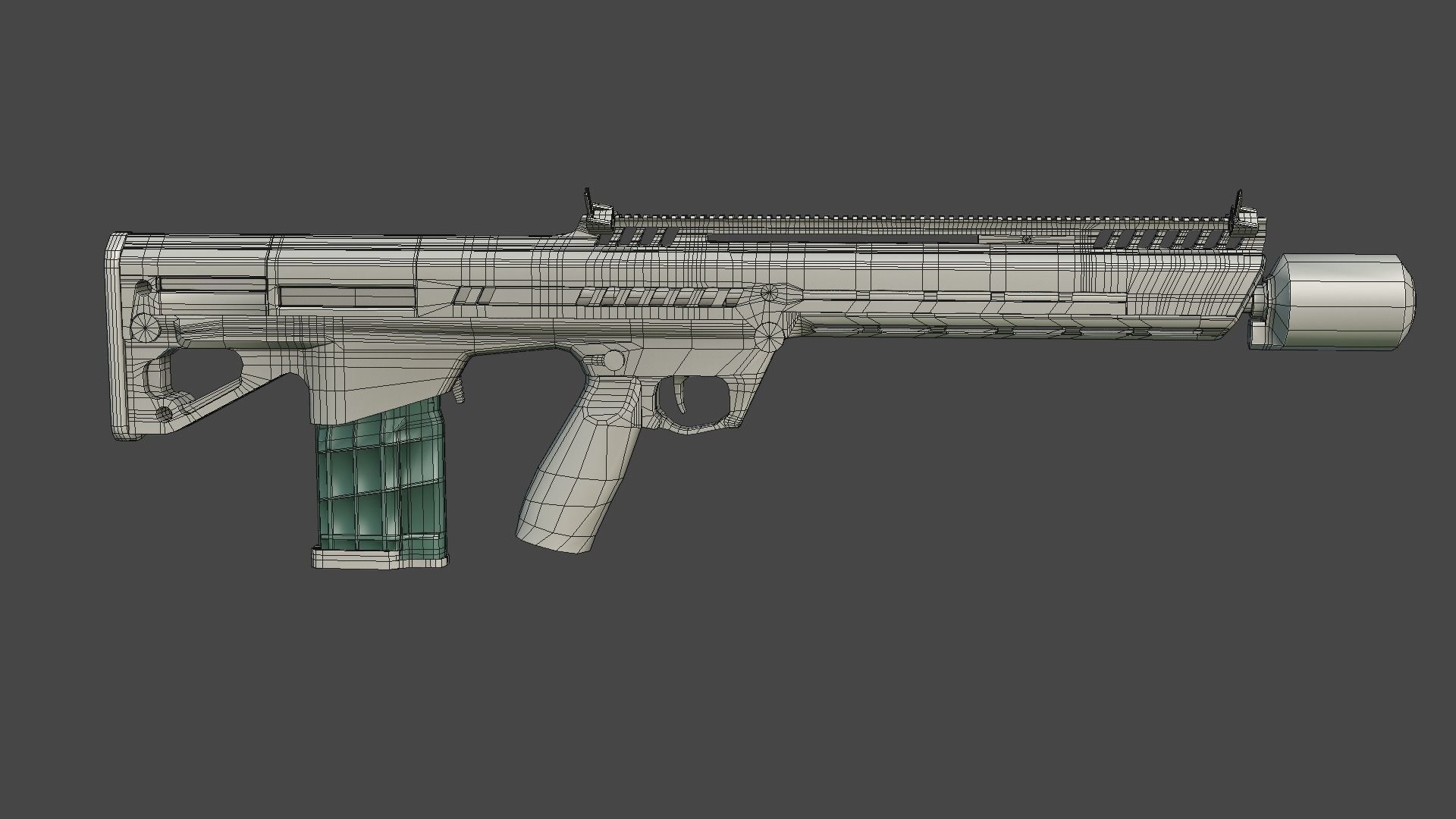 3D model RN227 Probable New Service Rifle Of US Army VR / AR / low-poly ...