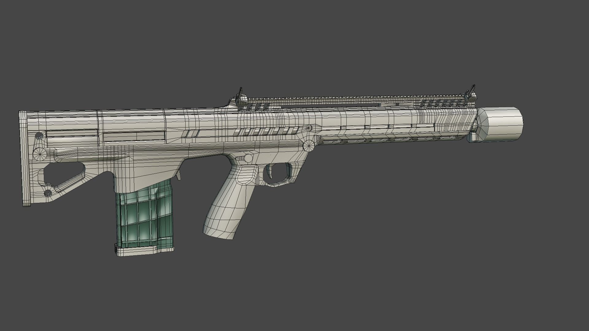 3D model RN227 Probable New Service Rifle Of US Army VR / AR / low-poly ...