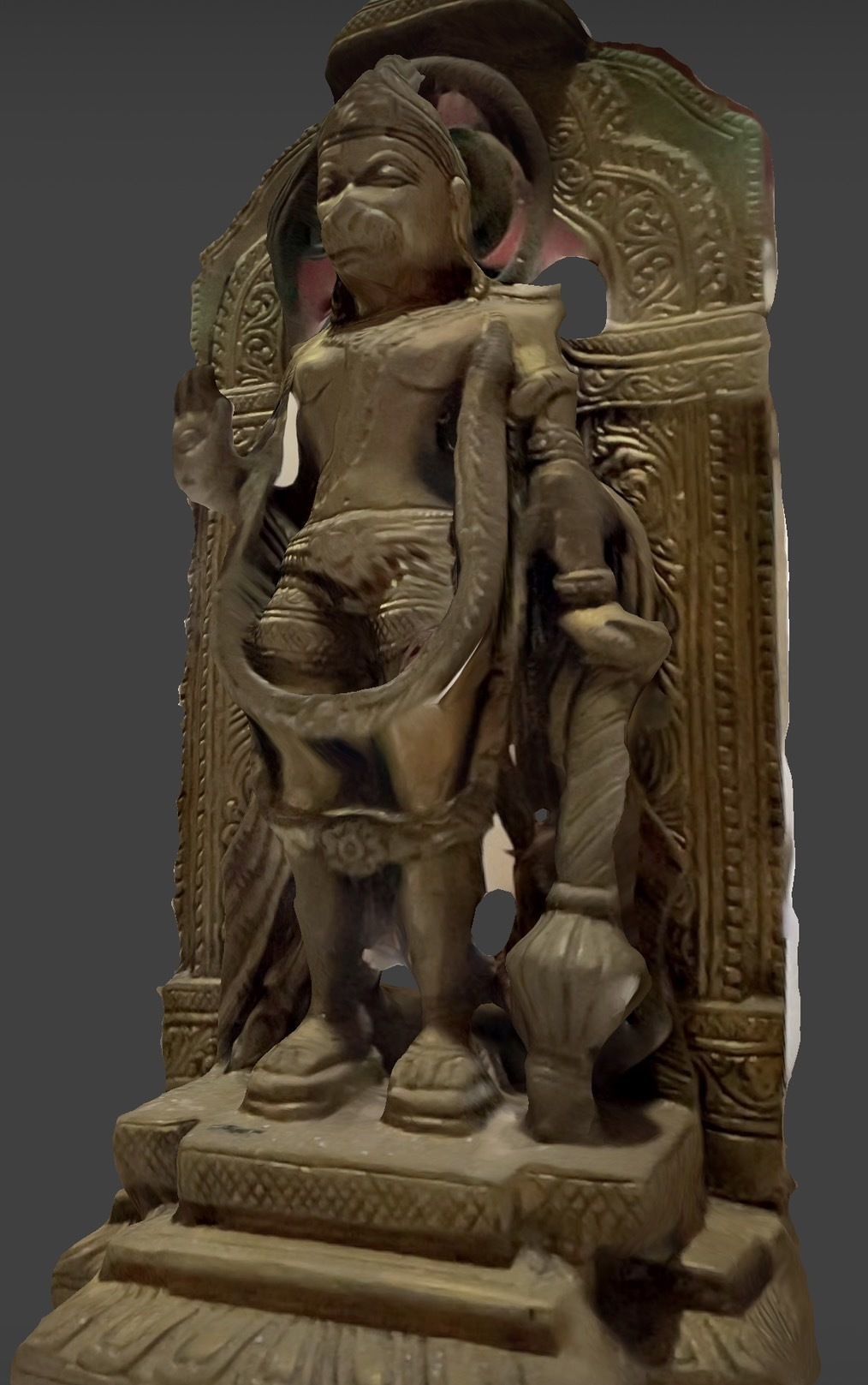 Character - Hanuman Statue 3D model | CGTrader