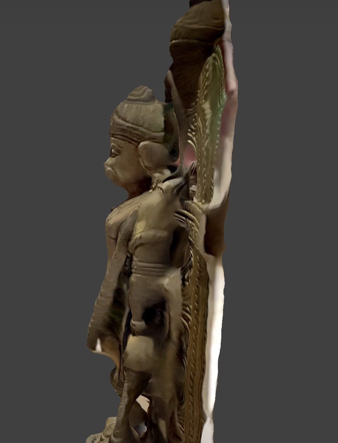 Character - Hanuman Statue 3D model | CGTrader