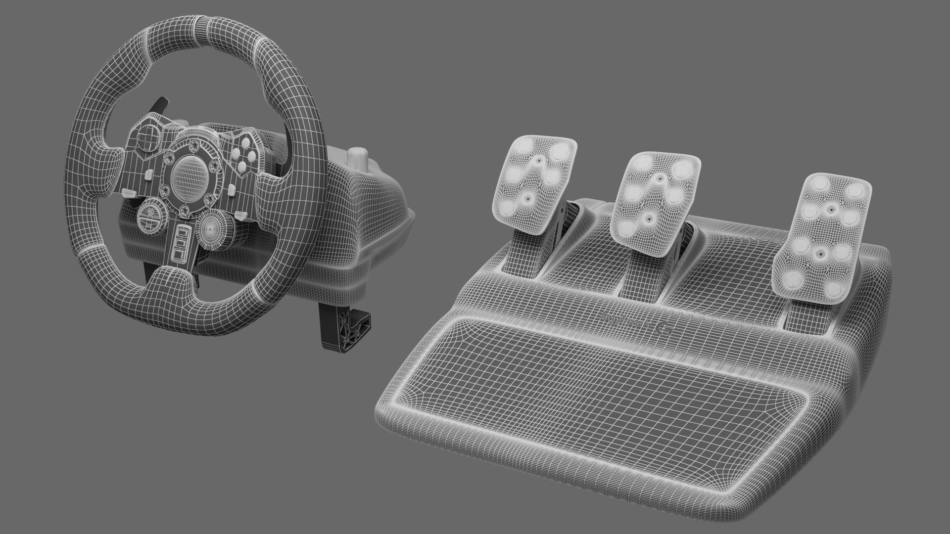 Logitech G29 3D model | CGTrader