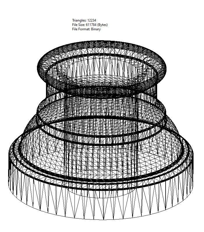 Curved classical column 3D model 3D printable | CGTrader