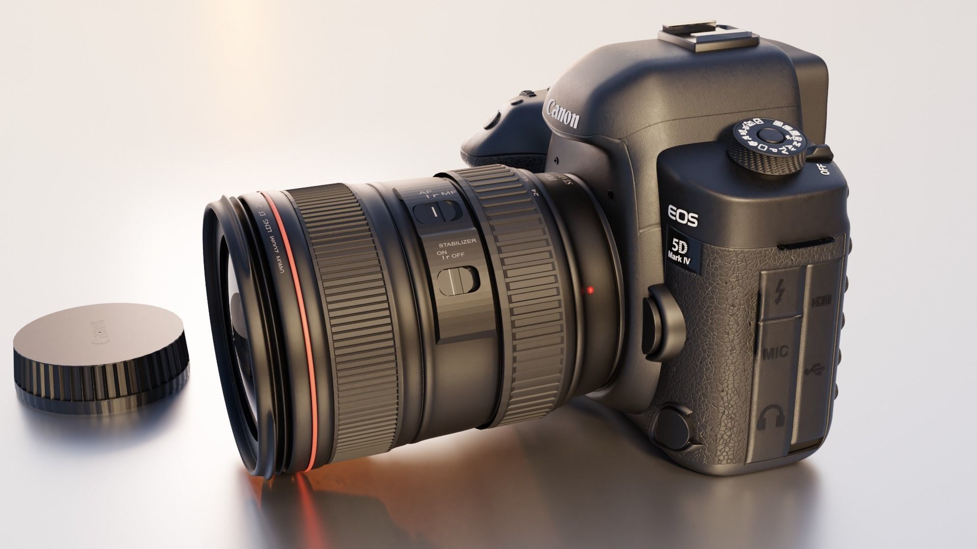Camera Canon D5 mark IV 3D model | CGTrader