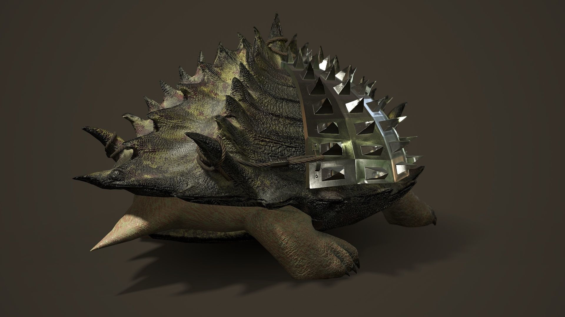 3D model Stylized Armored tortoise - Tortashidze VR / AR / low-poly ...