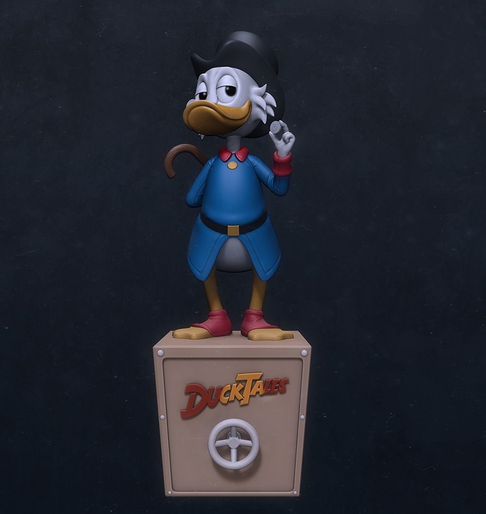 Uncle Scrooge - Scrooge McDuck 3D model 3D printable | CGTrader