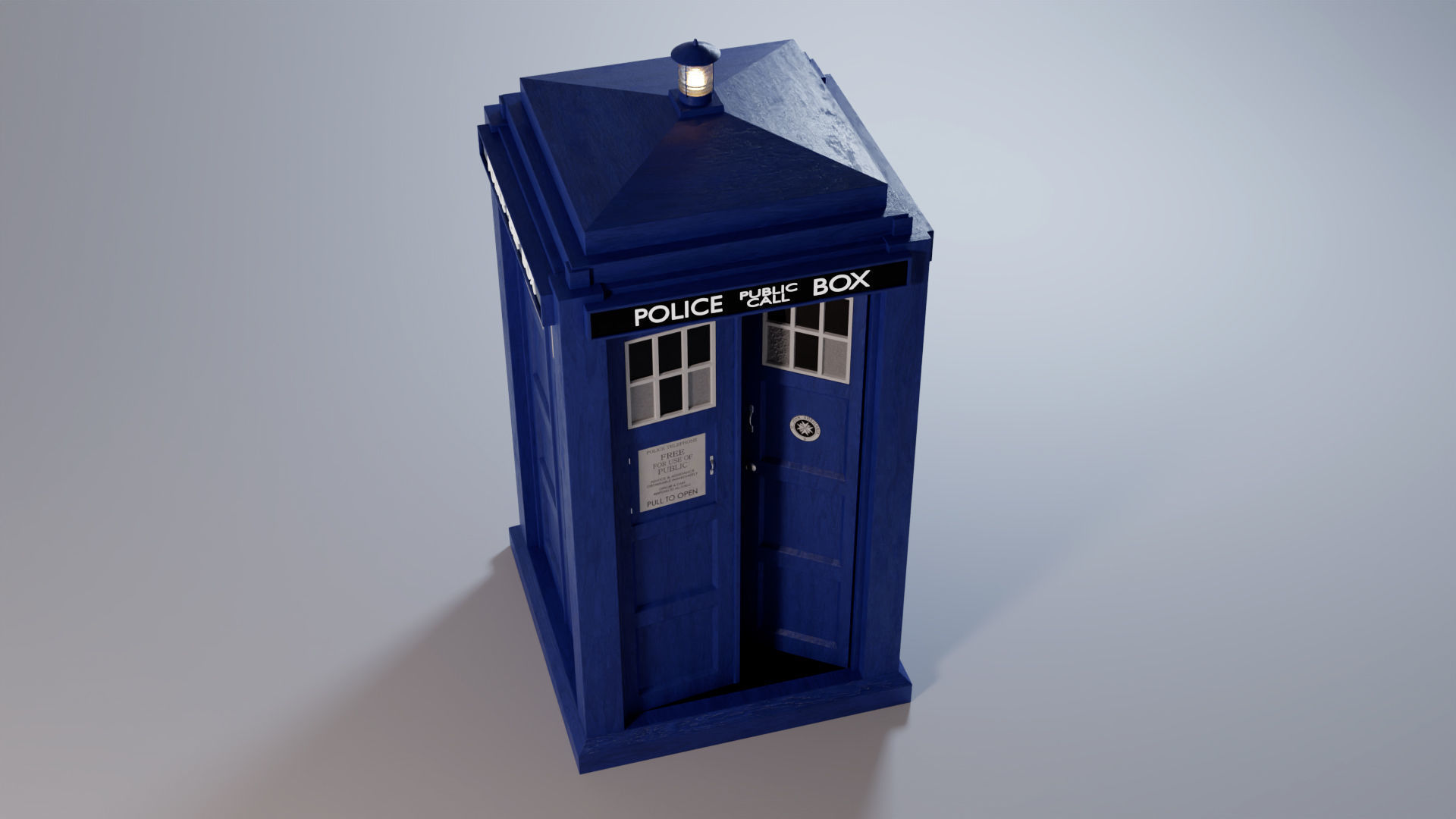 TARDIS - Exterior AND Interior - Smith and Capaldi Design 3D model ...