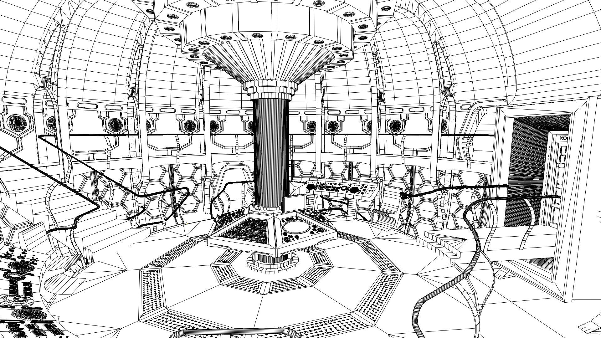 TARDIS - Exterior AND Interior - Smith and Capaldi Design 3D model ...