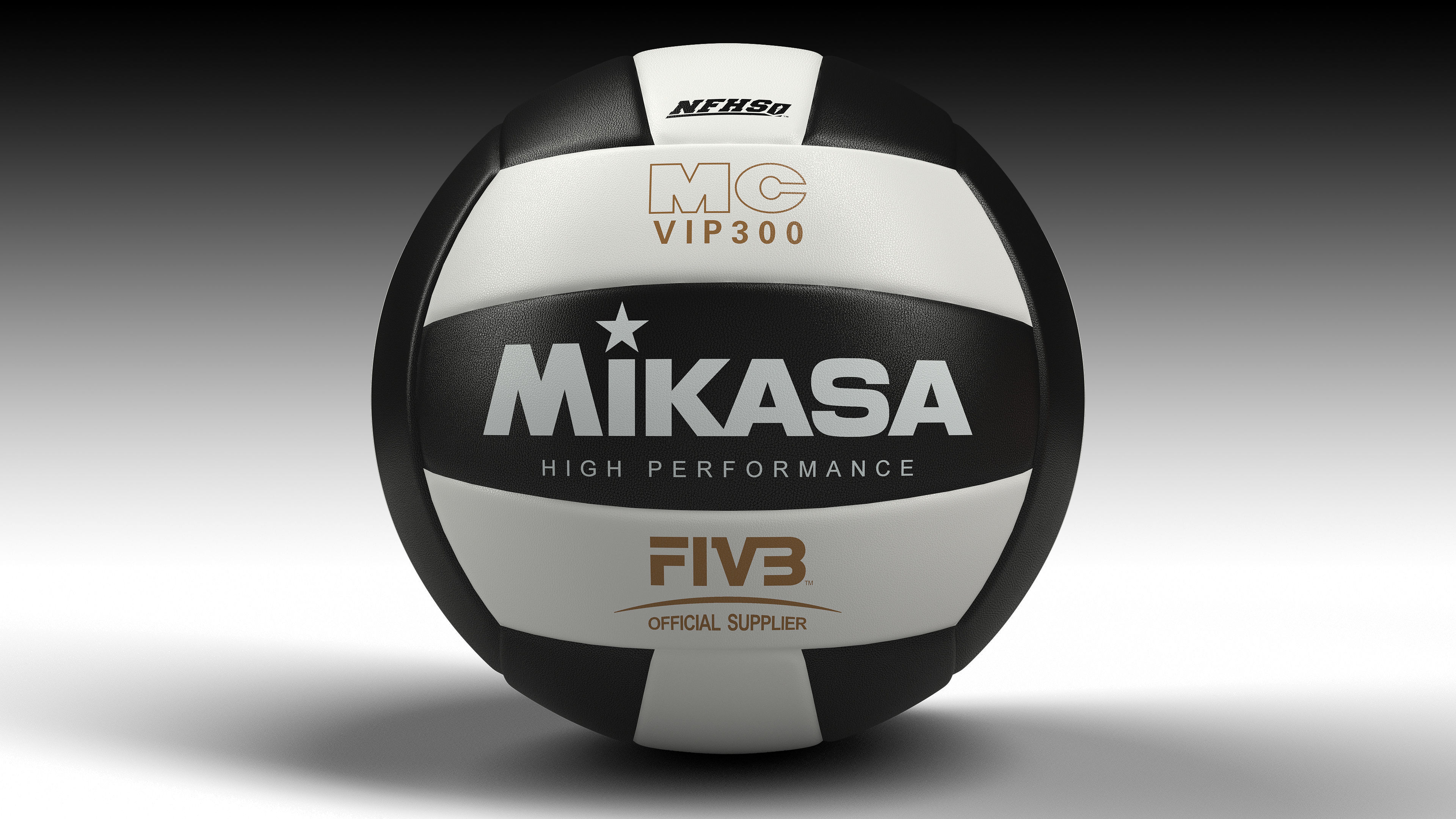 Volleyball - ball - Mikasa VIP300 Series 3D model | CGTrader