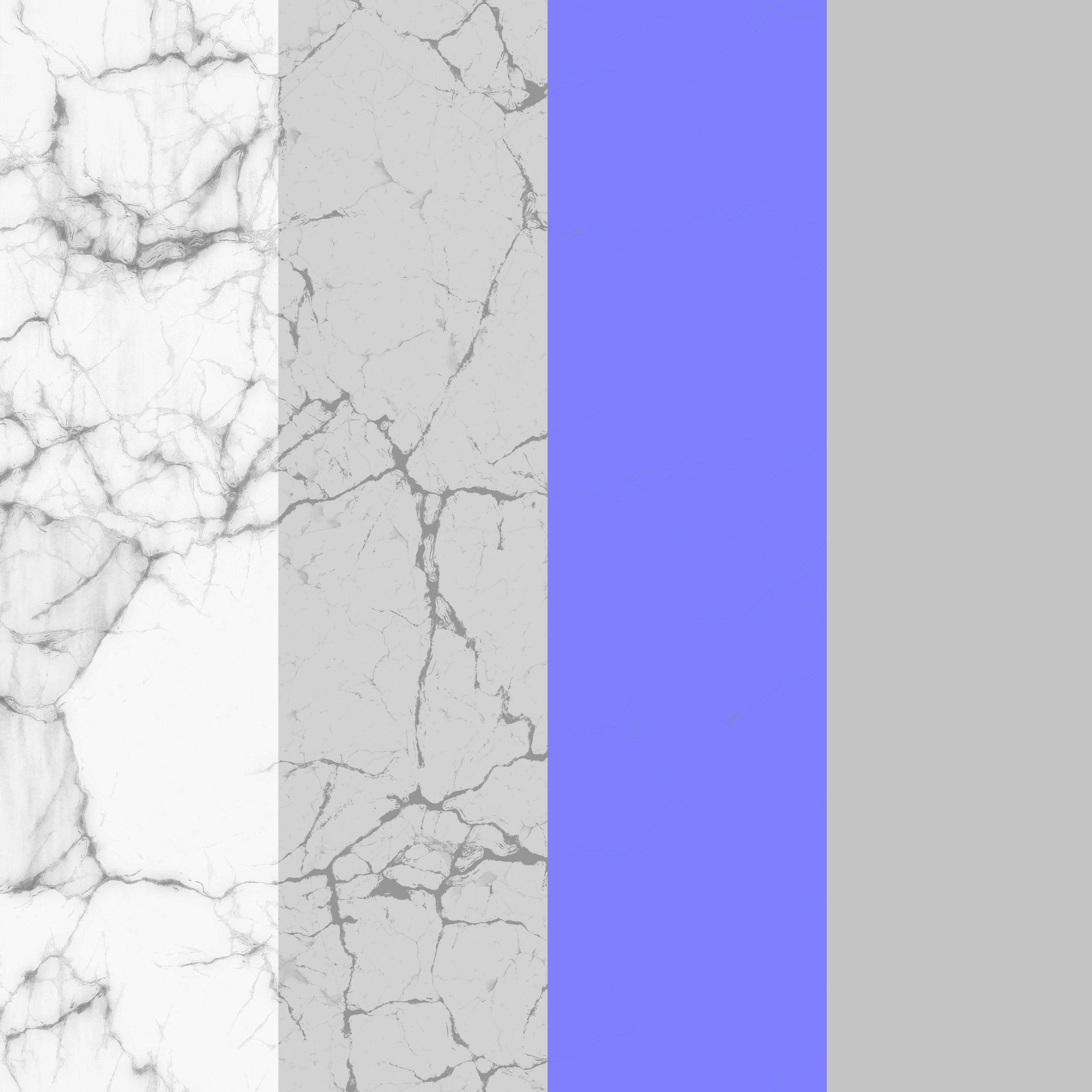 White Carrara Marble Texture PBR Vray Corona 400 x 400 cm Texture ...