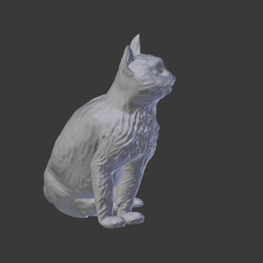 3D Cat Model Sculpt 3D model 3D printable | CGTrader