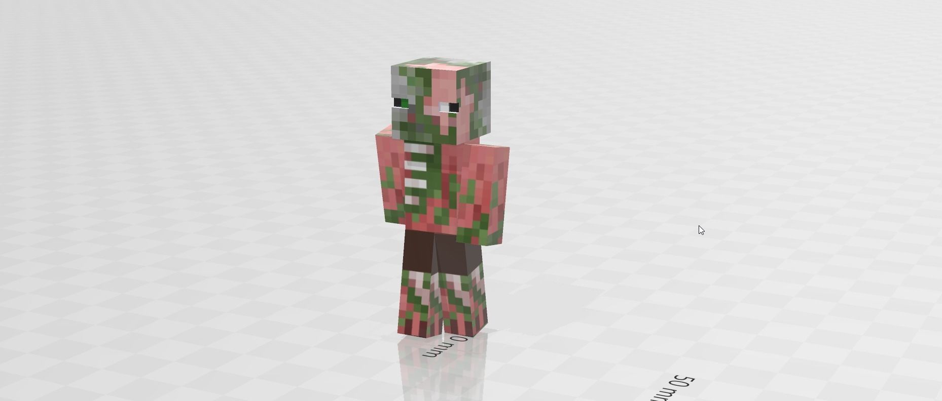 Pigman minecraft character 3D model 3D printable | CGTrader