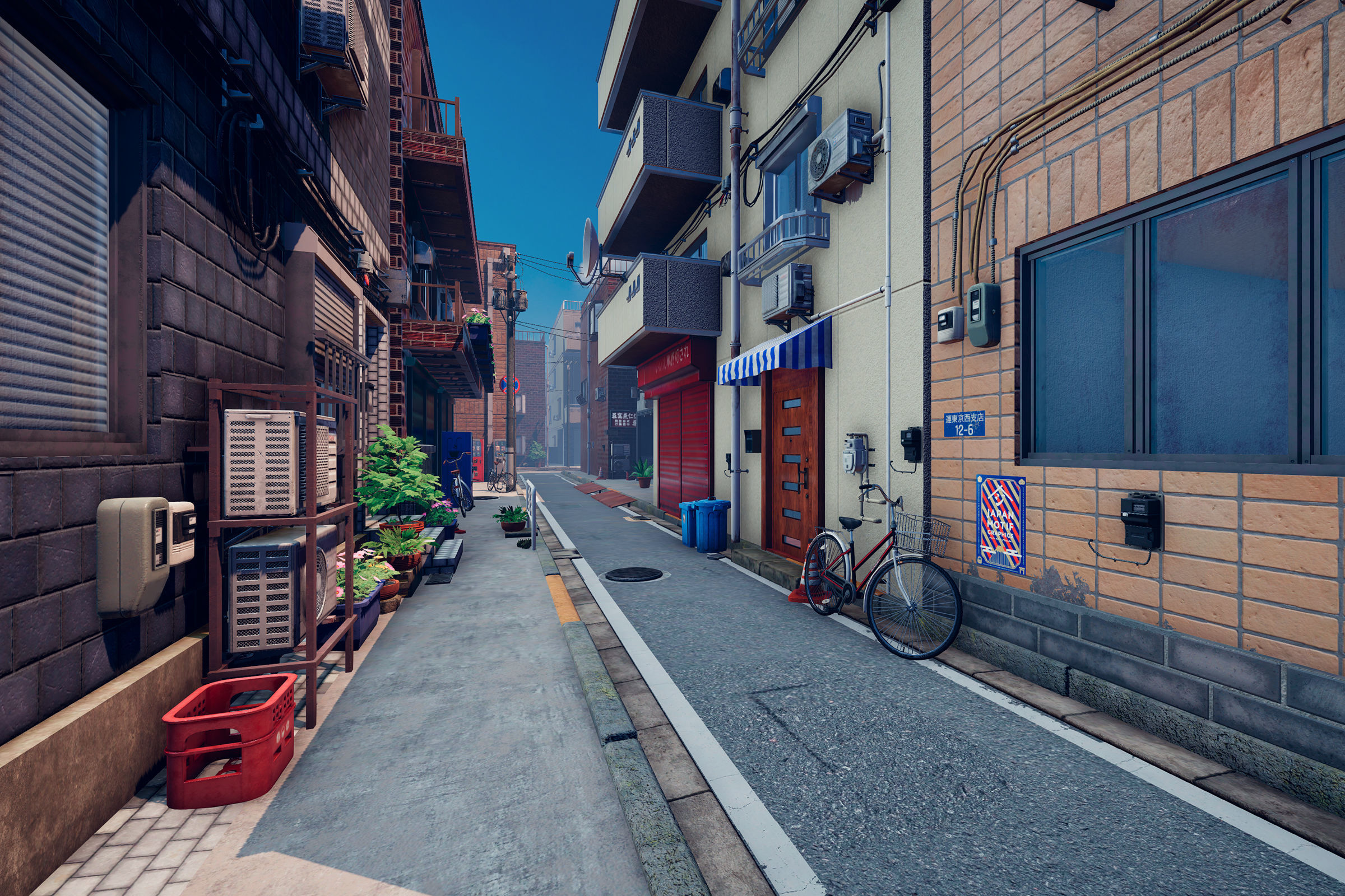Japanese Street 3D model | CGTrader