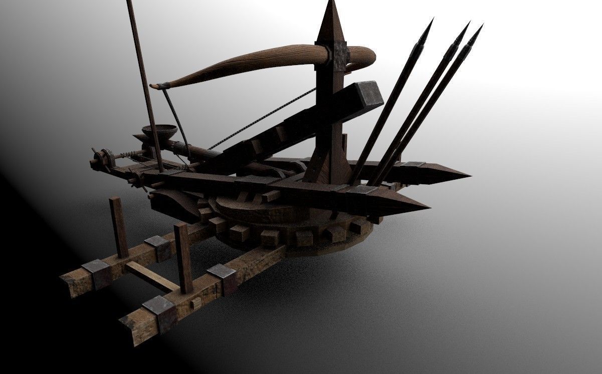 3D model X-bow FireBall VR / AR / low-poly | CGTrader