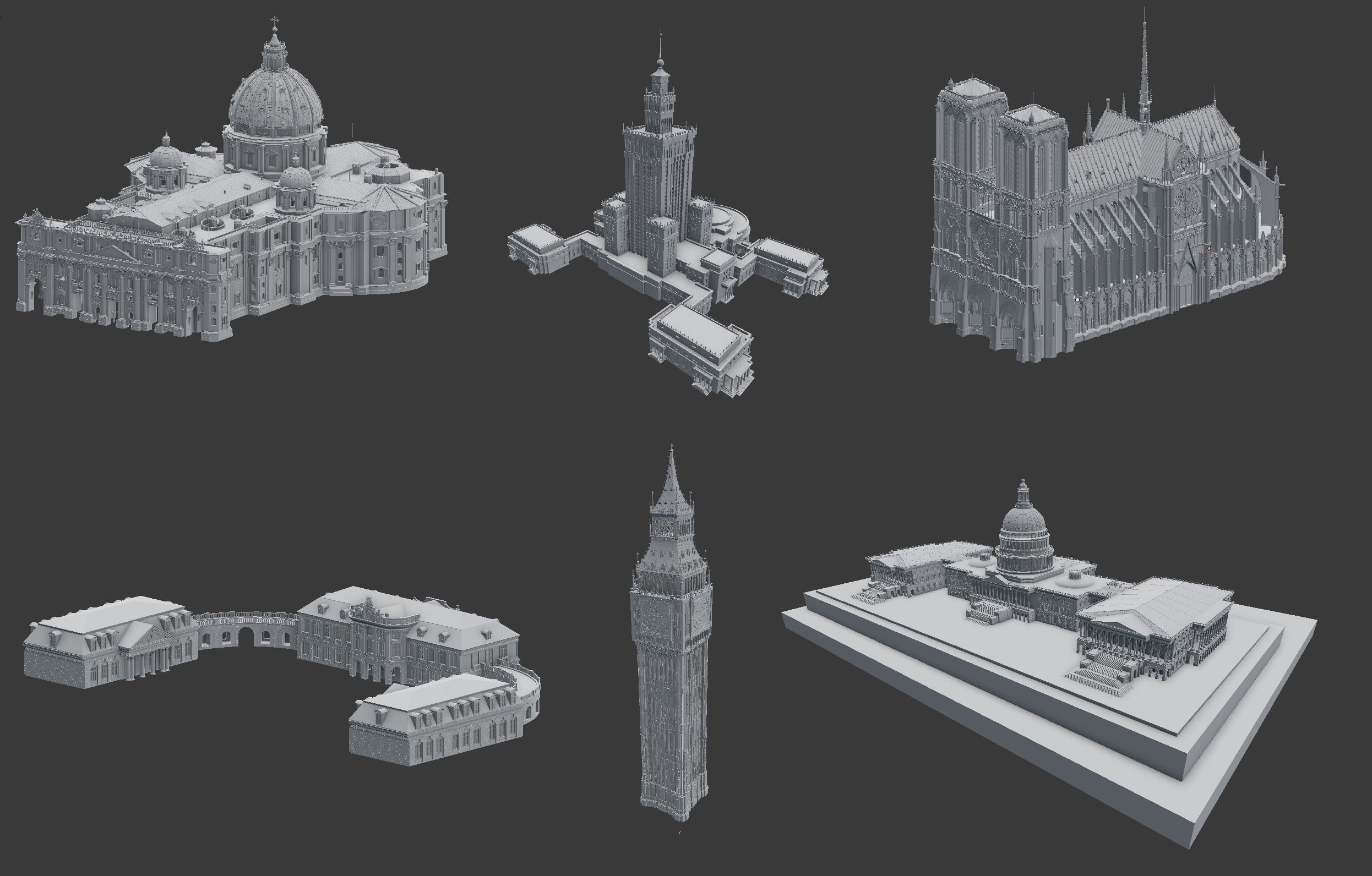 Architecture Pack 3D model | CGTrader