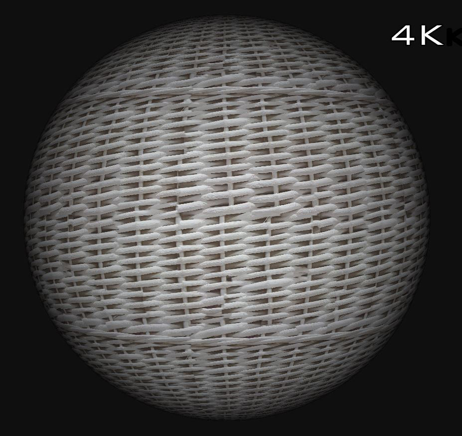 Texture Wicker Basket weave 3D Photorealistic Texture VR / AR / low ...