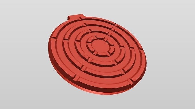 QI WIRELESS CHARGER STYLE 4 3D model 3D printable | CGTrader
