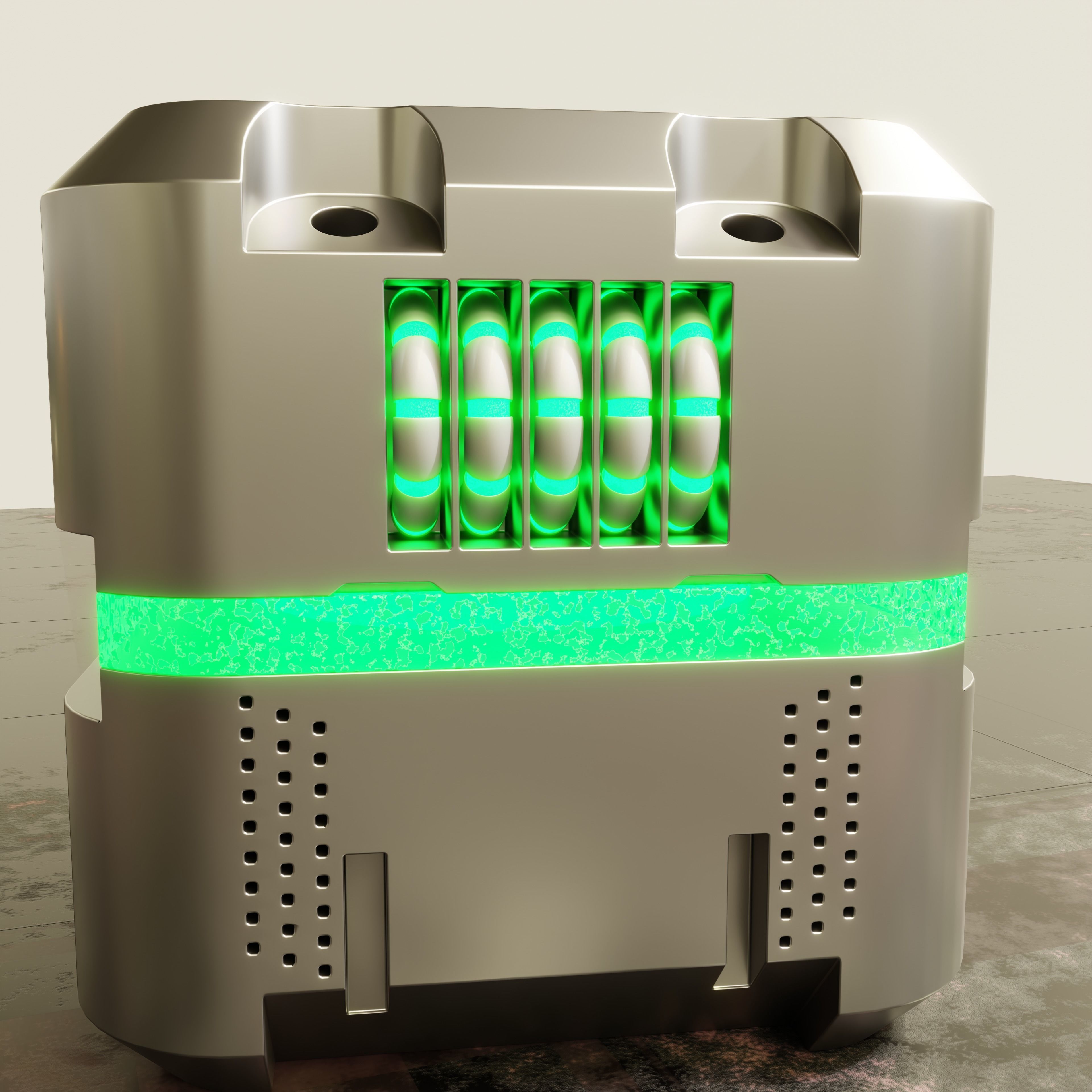 3D model SciFi Battery VR / AR / low-poly | CGTrader