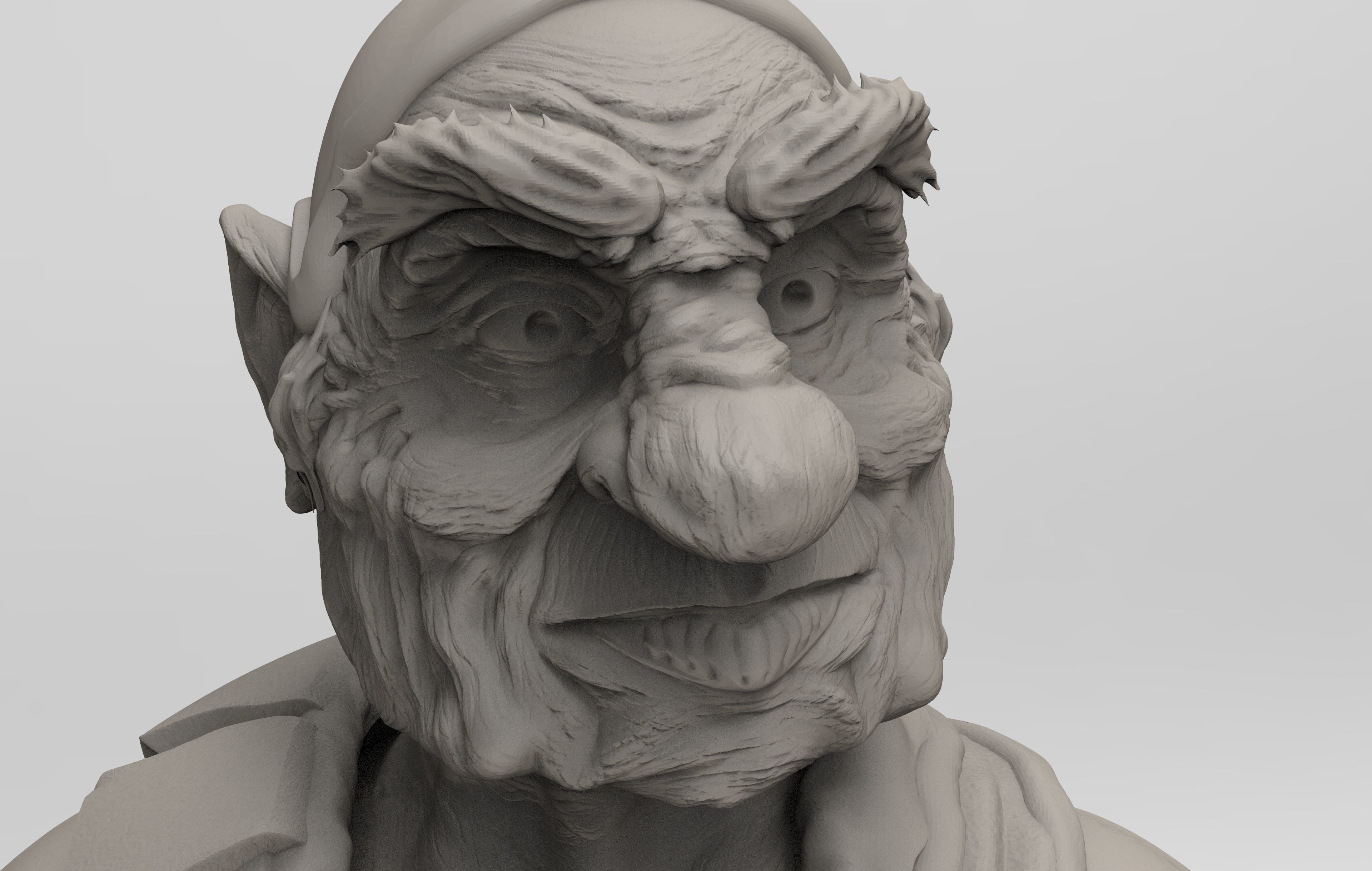 Labyrinth Hoggle Sculpt 3D model 3D printable | CGTrader
