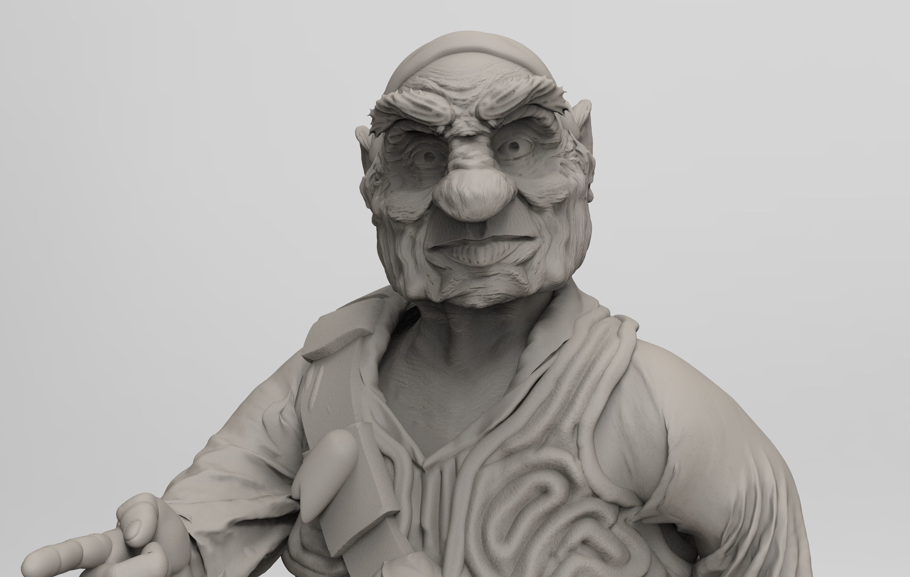 Labyrinth Hoggle Sculpt 3D model 3D printable | CGTrader