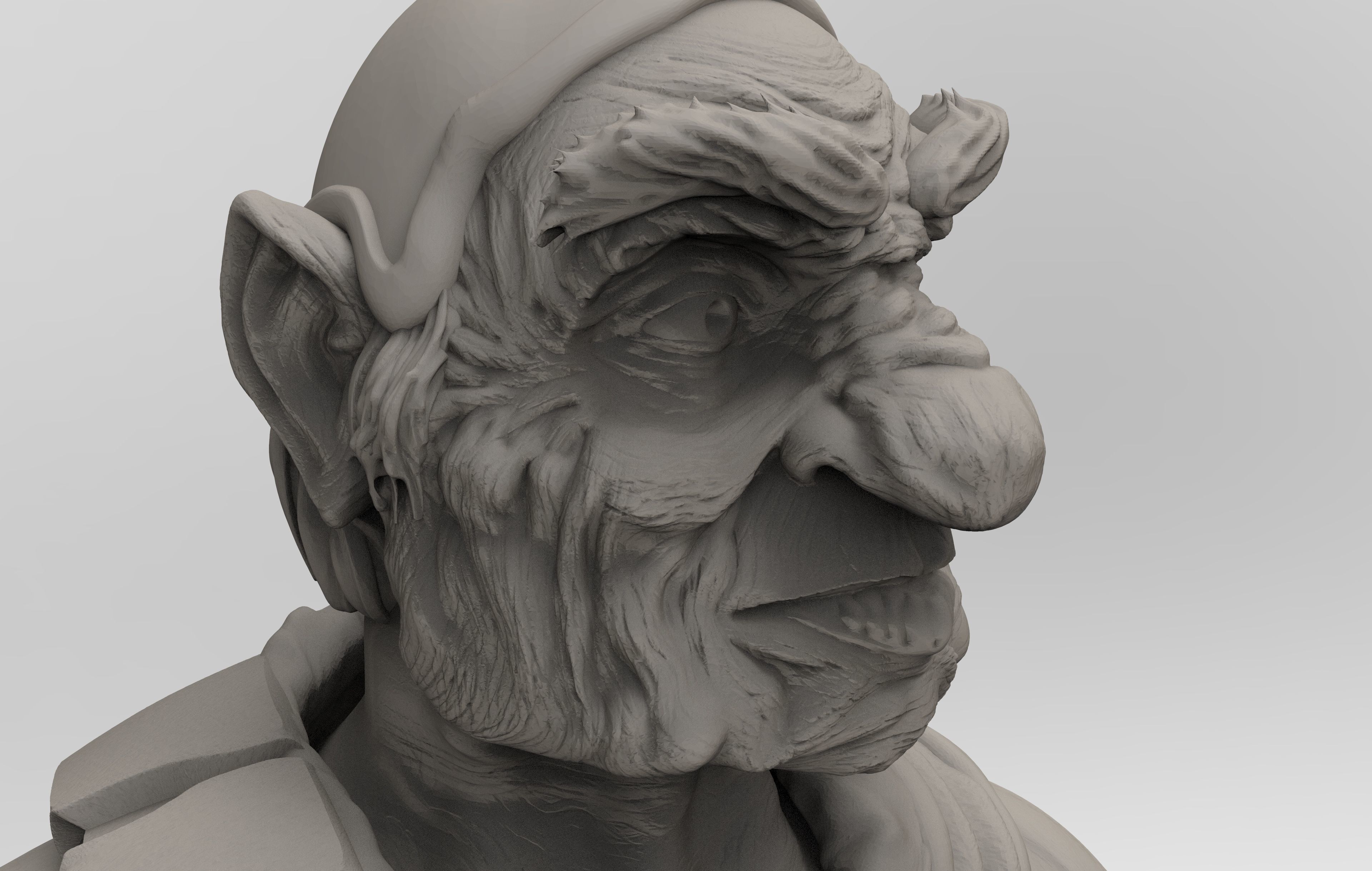 Labyrinth Hoggle Sculpt 3D model 3D printable | CGTrader