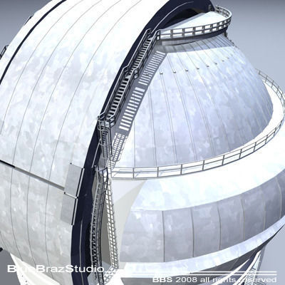 Observatory 3D model | CGTrader